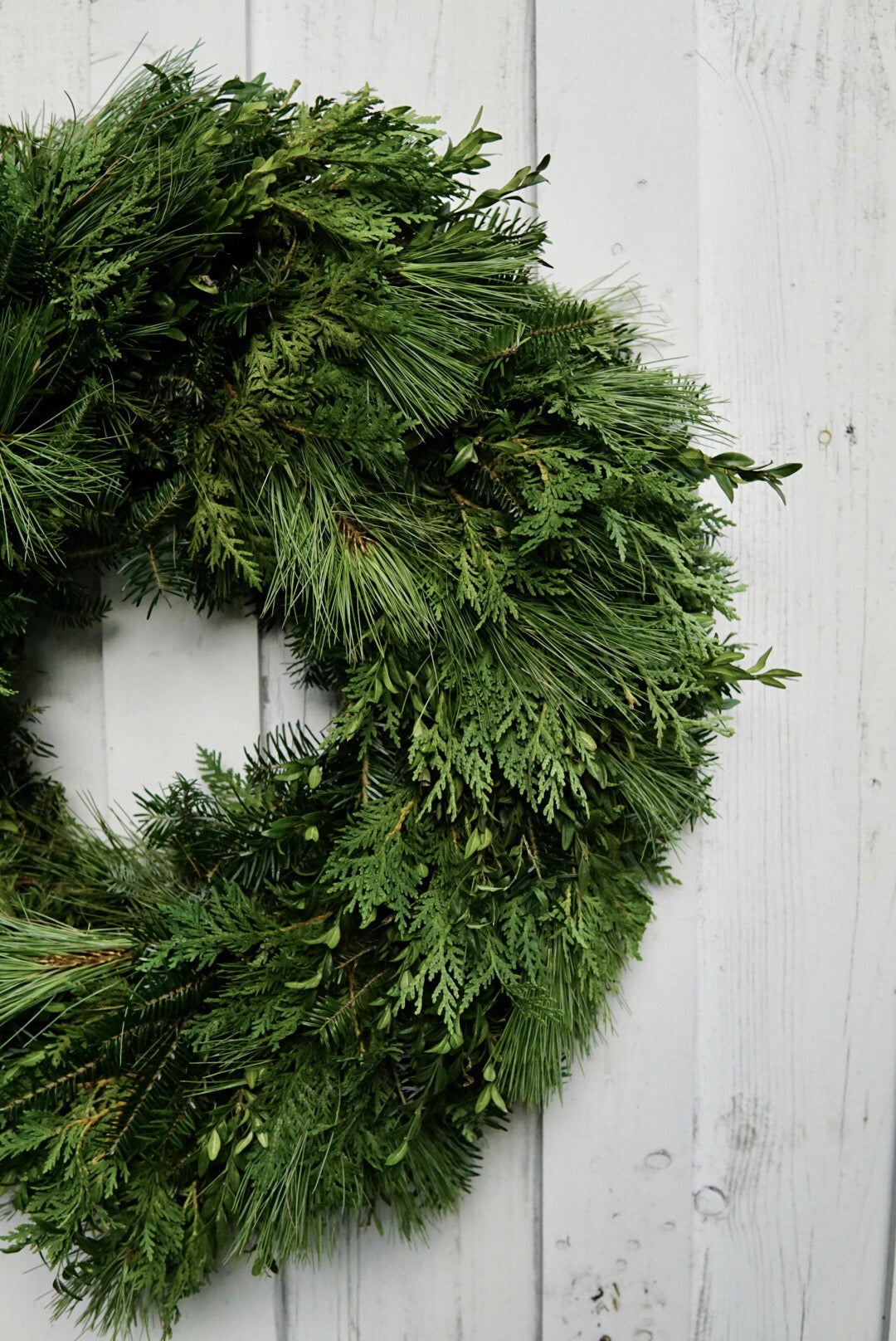 Ultimate Evergreen Mix Wreath - Fresh Wreaths – Gracious Garlands