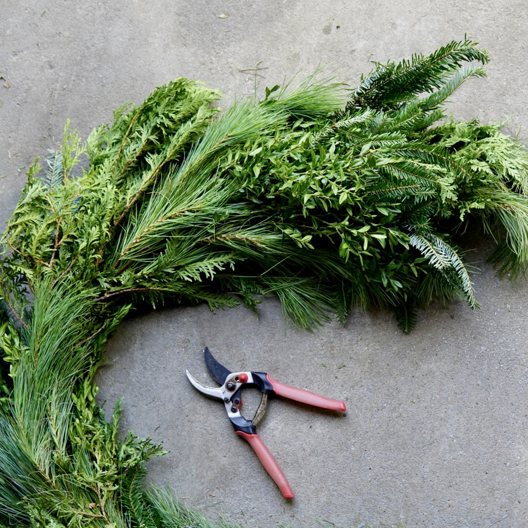 Ultimate Evergreen Mix Garland - Fresh Evergreen Garland – Gracious ...