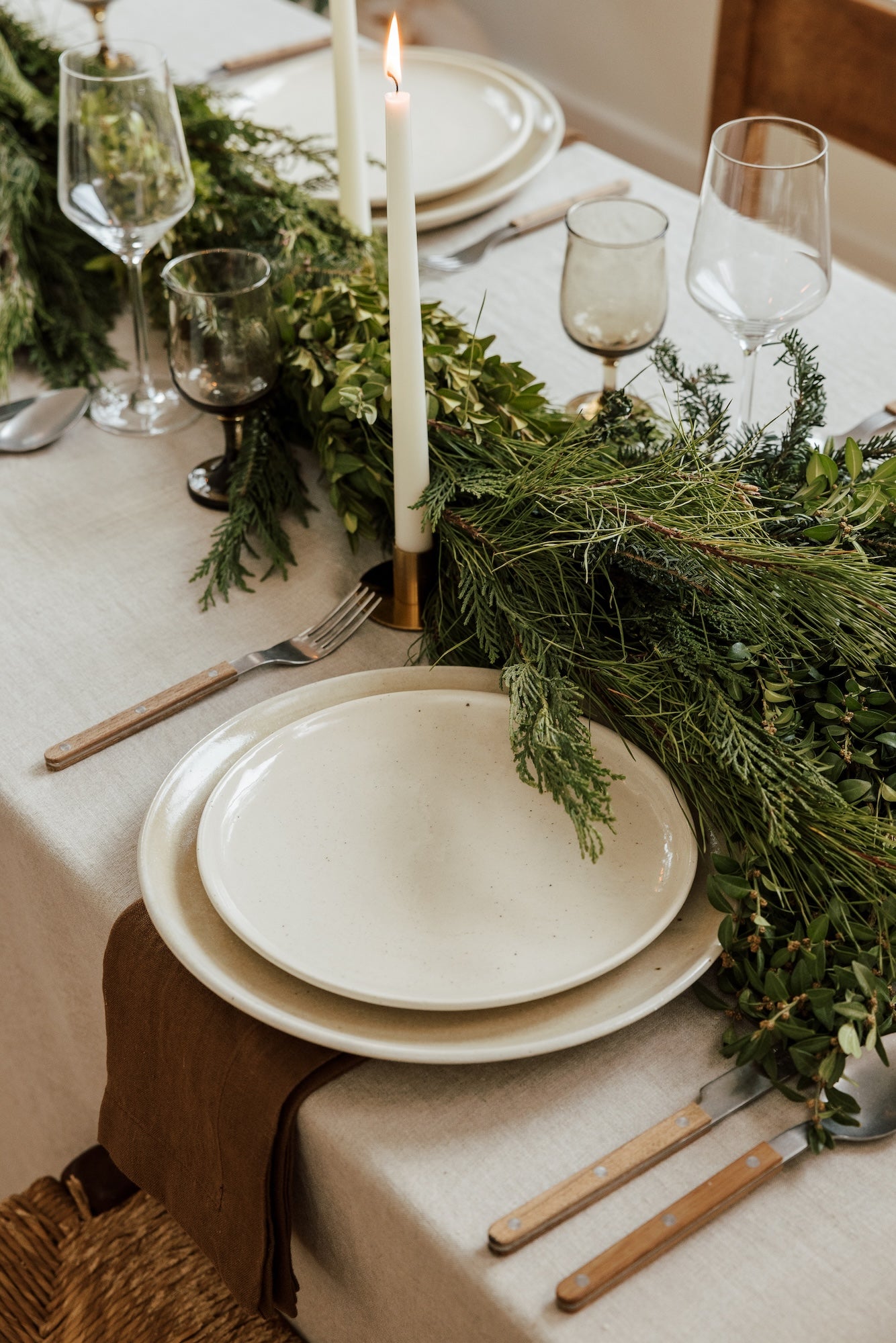 Ultimate Evergreen Mix Garland - Fresh Evergreen Garland – Gracious ...